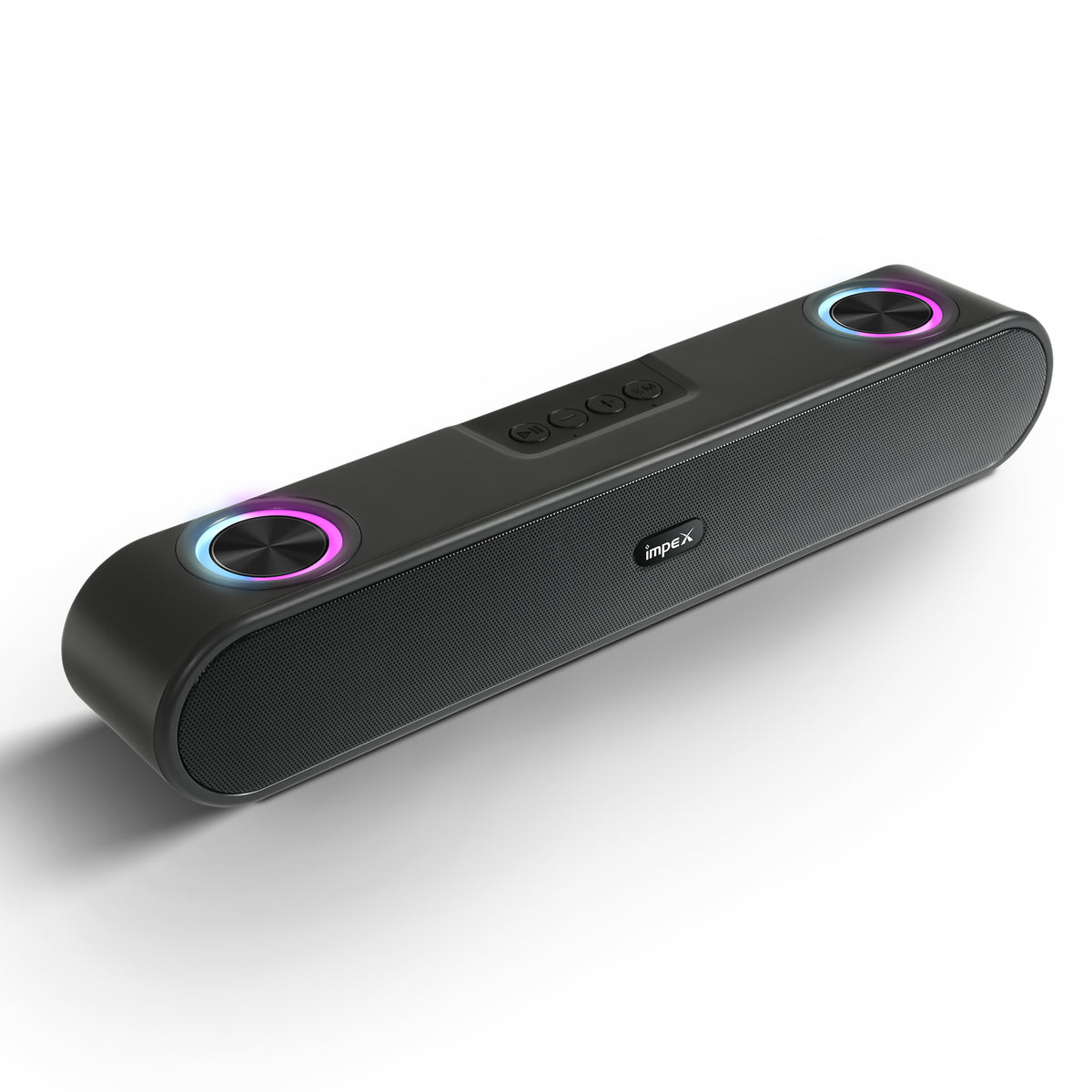 Impex Portable Soundbar MUSIKBAR M1012, Portable Soundbar with LED Lig ...